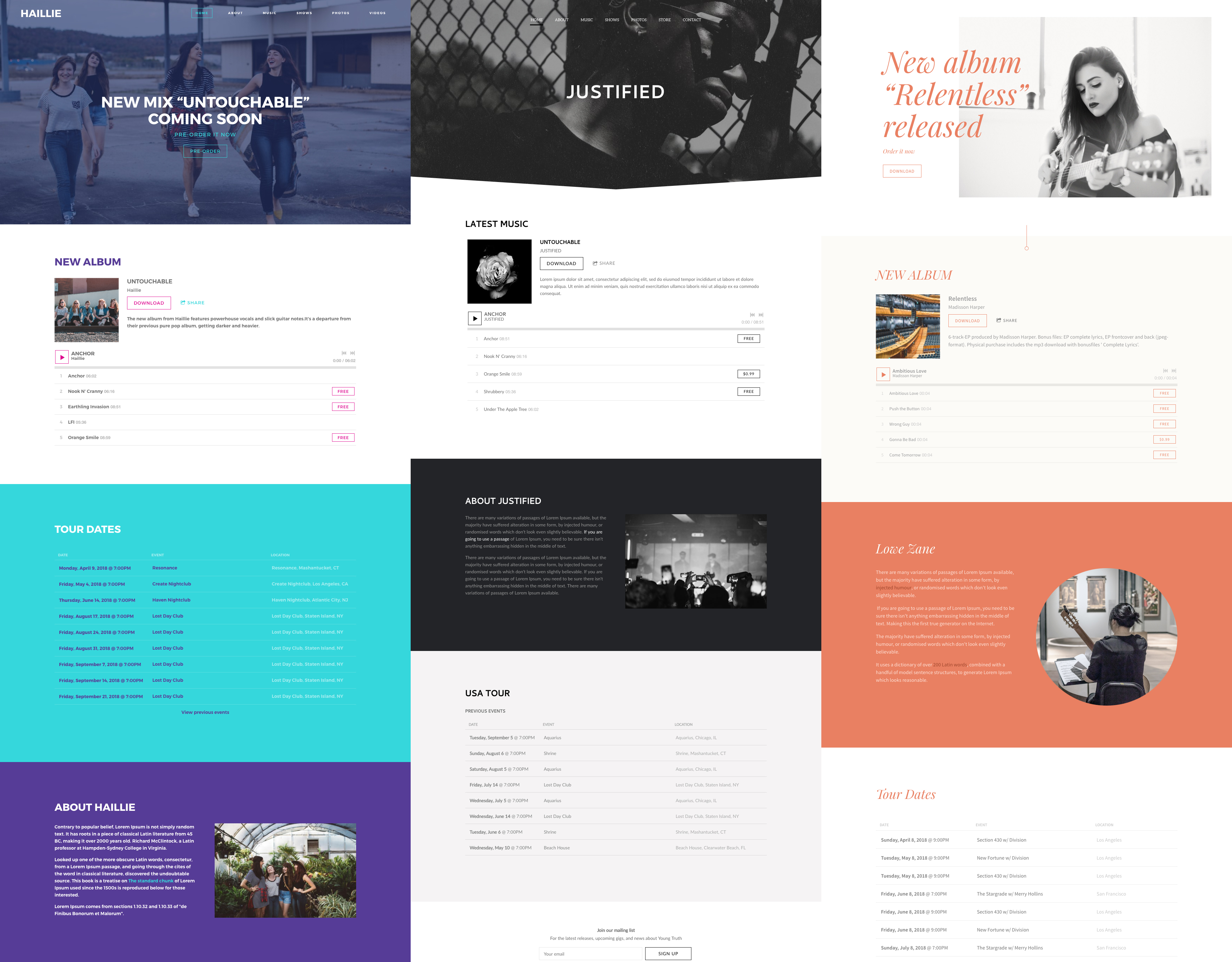 New: add a third section style to your website!